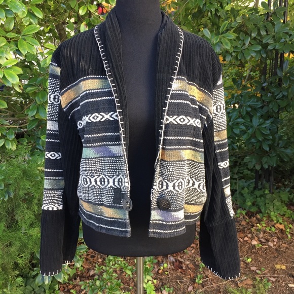 Flashback | Jackets & Coats | Flashback Black Corduroy Vintage Jacket ...